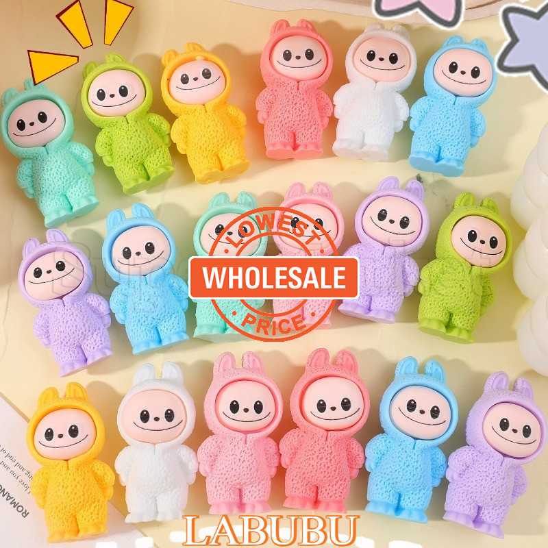 [ Wholesale Prices ] Cute Labubu Ornament - Labubu DIY Toy Gift - Resin ...