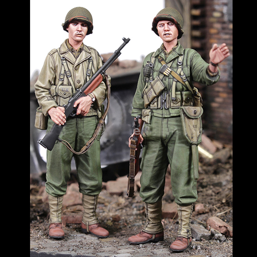 1/35 US Infantry, Resin Model figure soldier, WWII Military themes ...