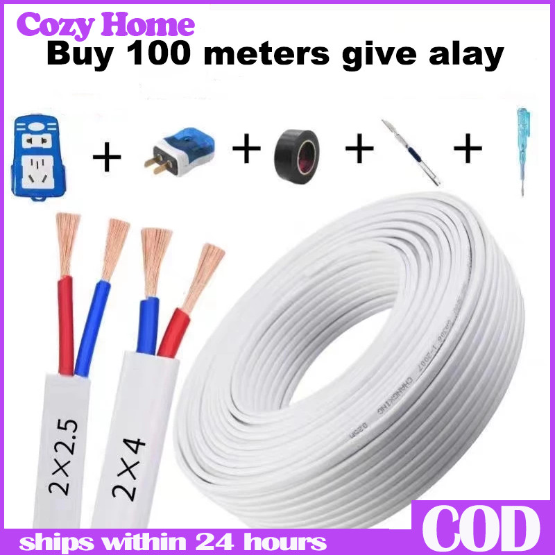 100m Heavy Duty Wire Wear-resistant High Load Cable kawad ng kuryente ...