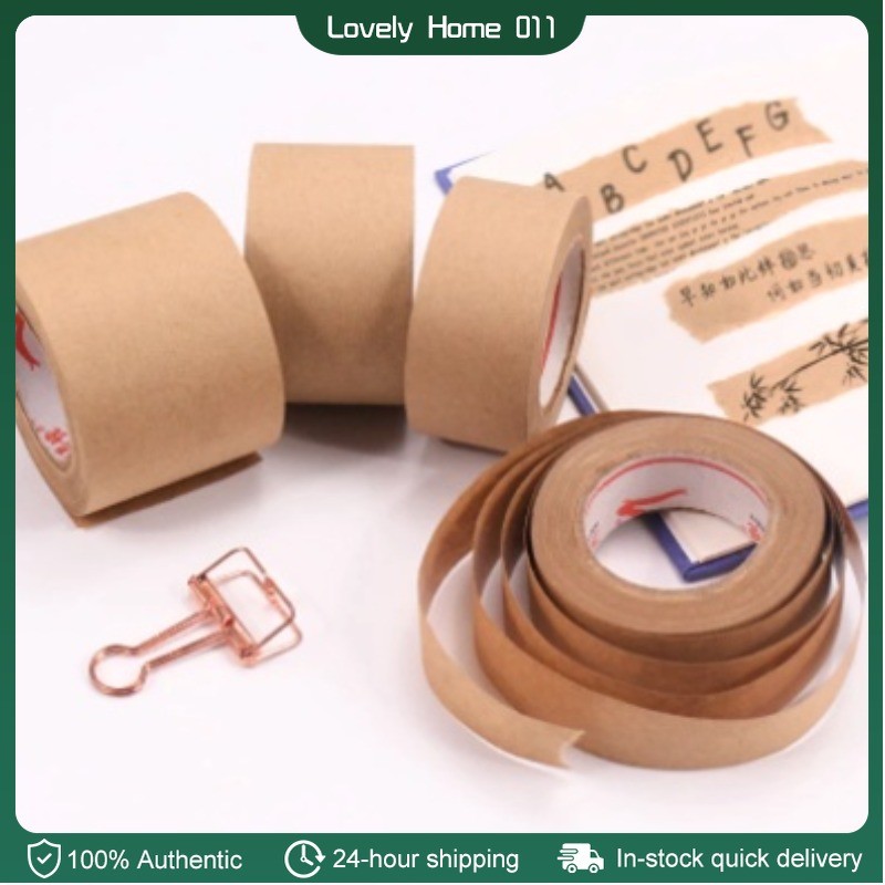 Kraft Matte WRITABLE Paper Tape Brown Paper Tape Gift Packaging ...
