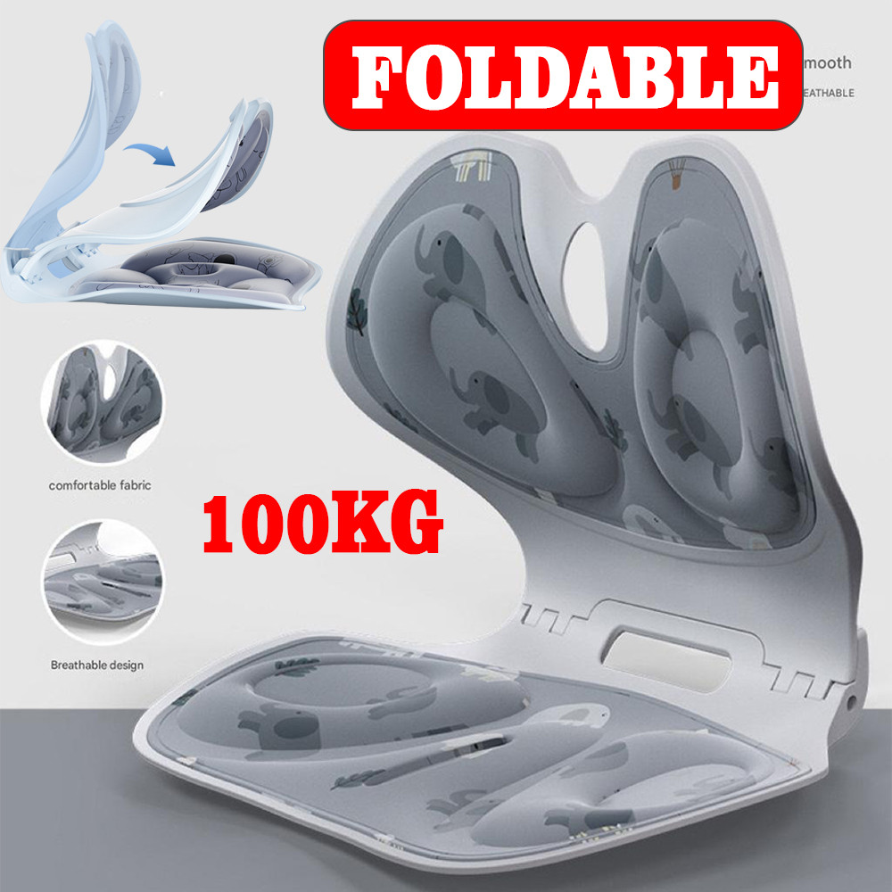 Foldable Posture Corrector Chair Back Support Seat Cushion Corrector ...