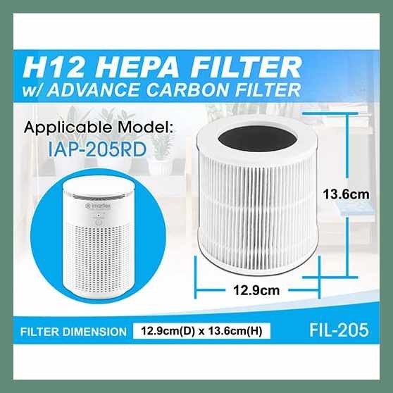 Imarflex}Fz[FIL-205}UQ`H;H12&HEPA&Filter&for&Air&Purifier | Shopee ...