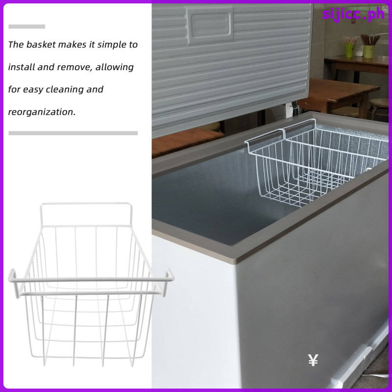 Deep Freezer Storage Rack Hanging Basket Metal Wire Chest Freezer Bin ...
