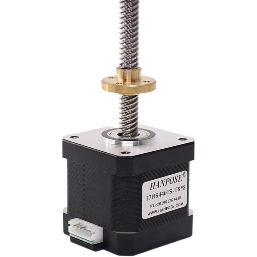 Nema17 Stepper Motor 40mm 1.5A 42 17HS4401S-T8*8 300mm Screw Rod Linear ...