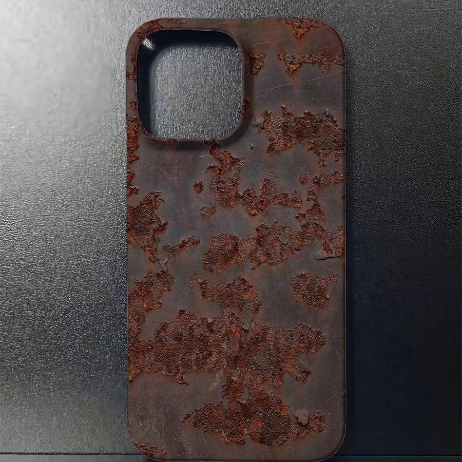 Creative Rust Pattern Phone Case Compatible iPhone 16ProMax 12Pro 13 ...