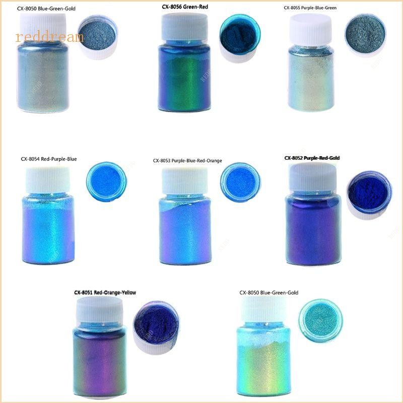 REDD 8 Colors Pearl Powder Epoxy Resin Dye Pearl Pigment Natural Mica ...