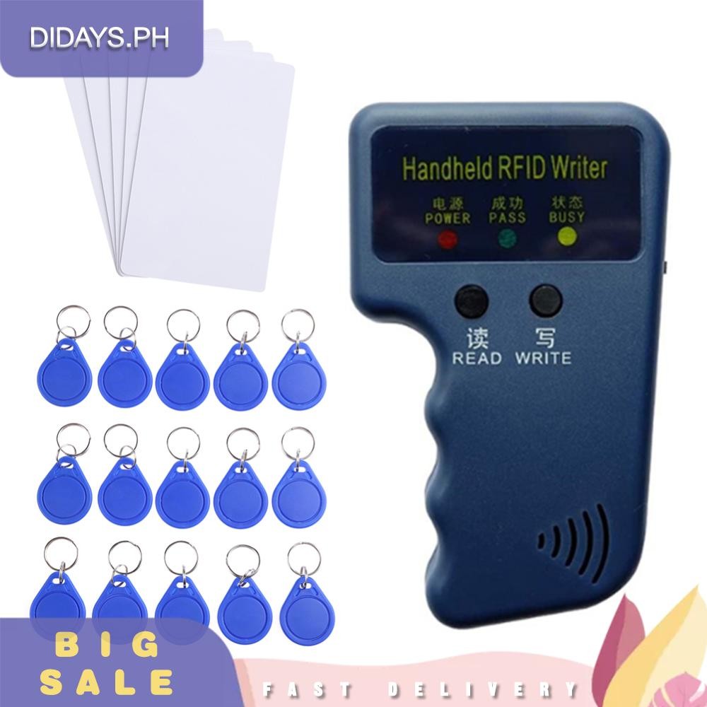 [Didays.ph] Handheld 125KHz RFID Copier ID Reader Writer Programmer Card Duplicator | Shopee ...