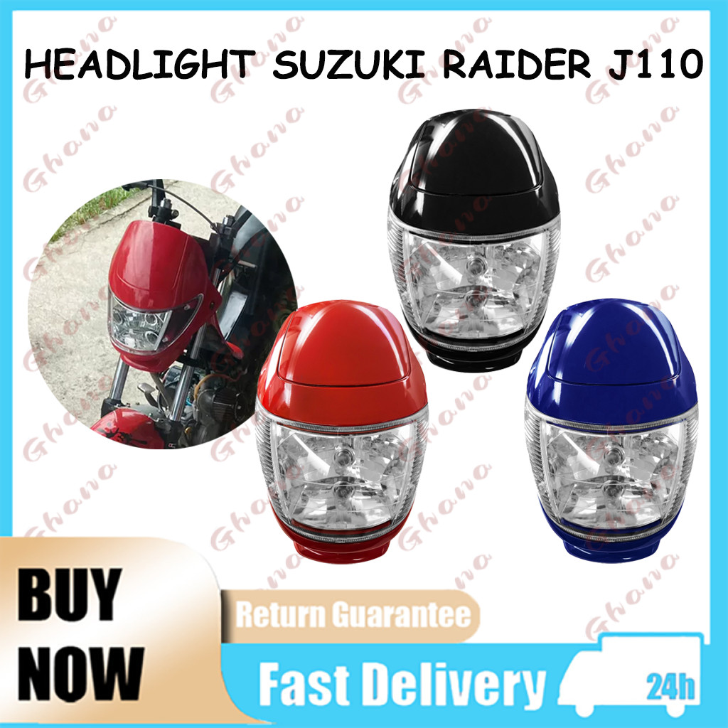 SUZUKI RAIDER J 110 HEADLIGHT ASSY MOTORCYCLE | Shopee Philippines