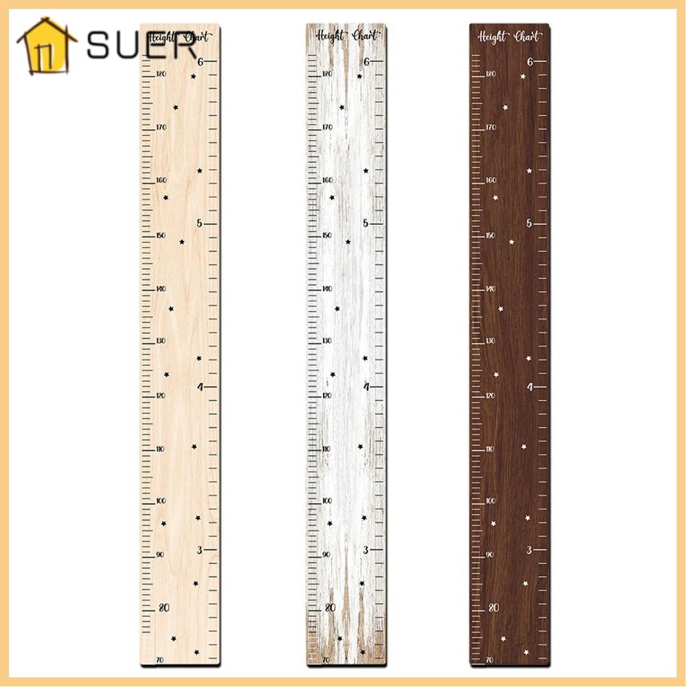 SUER1EN Kids Growth Chart, Wood Splicing Puzzle Height Ruler, Wall ...