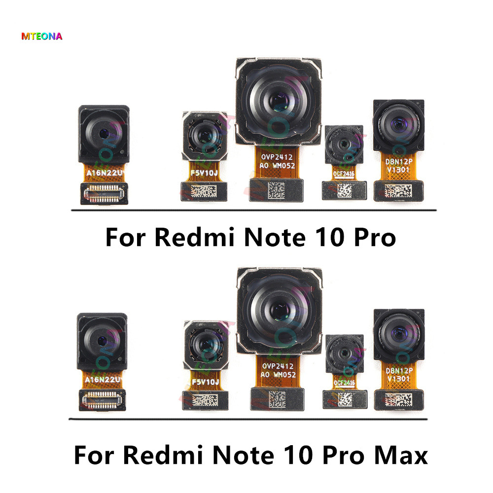 Rear Front Camera For Xiaomi Redmi Note 10 Pro Max Back Selfie Frontal ...