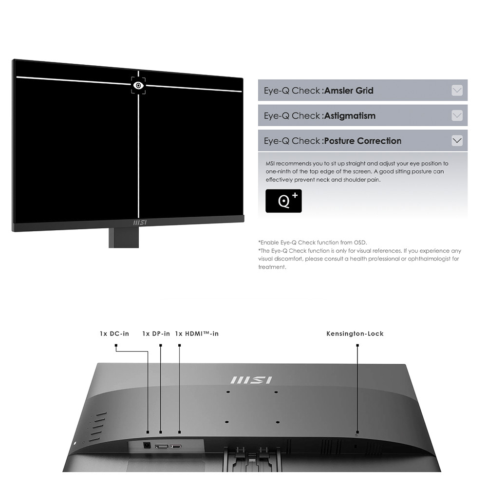 EasyPC | MSI Pro MP242 / MP242P/MP223/ MP2412/MP251/MP225V 75Hz and ...