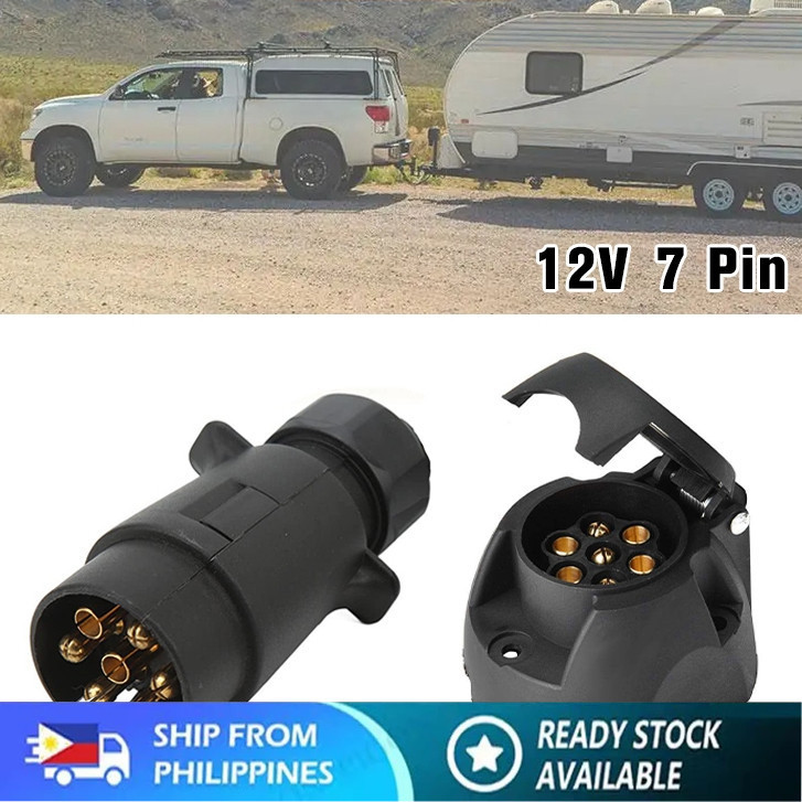 [COD] European Trailer Socket and Plug Tow Bar Electrics Cable ...