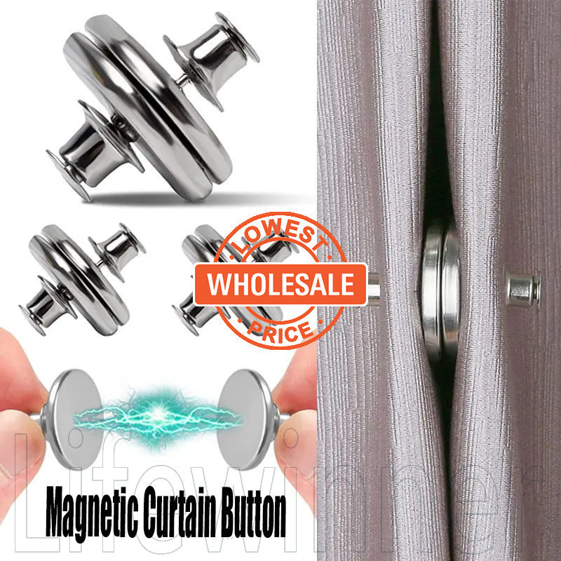 [Wholesale]Magnetic Curtain Button - For Indoor Outdoor Curtains ...