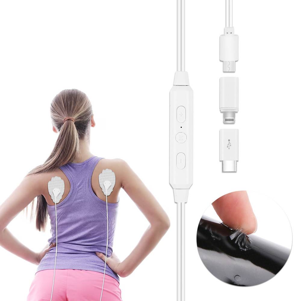 JBMBHC Portable Electrode Tens Massage 6 Mode 8 Level Massage Therapy ...