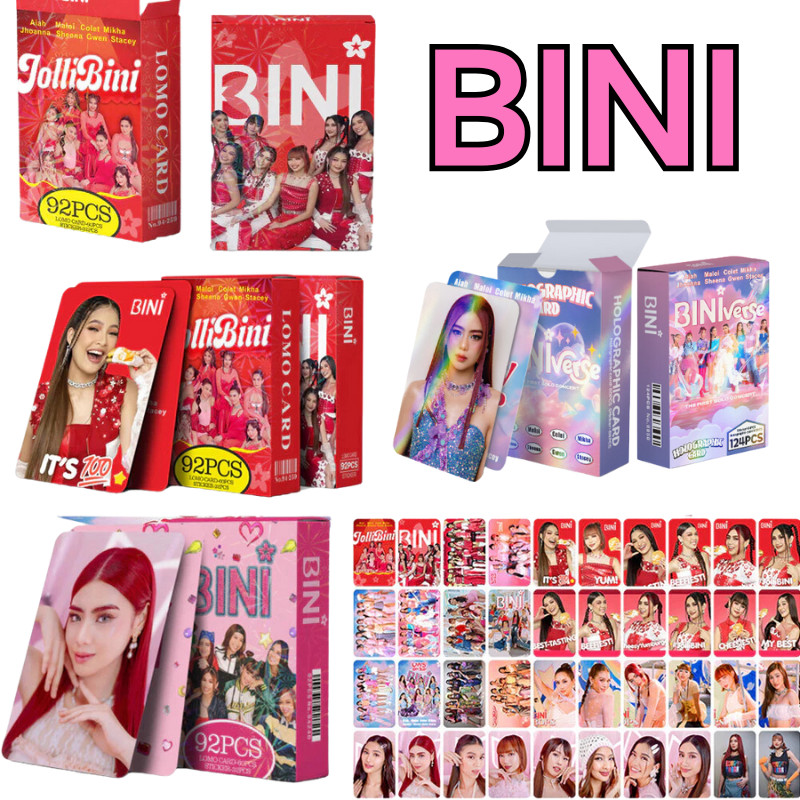 Bini Lomo Card Photo Card Talarawan Holographic Jollibee Aiah Colet ...