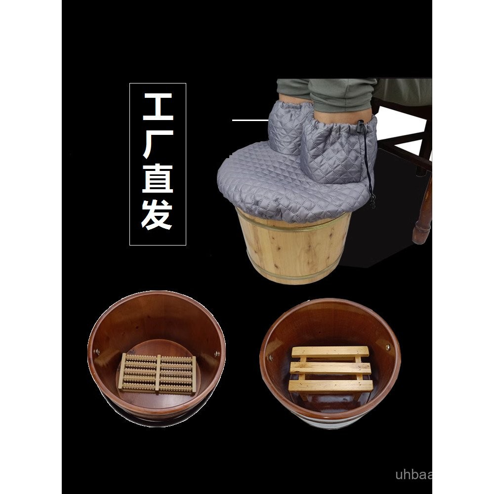 Cypress Wood Foot Soak Tub Wooden Foot Soak Tub Household Solid Wood ...