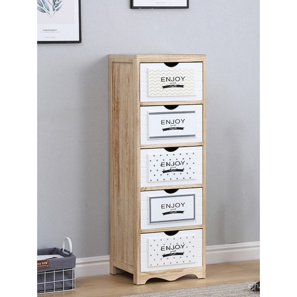 Five-Drawer Cabinet Storage Cabinet Chest of Drawers Bedroom Living ...