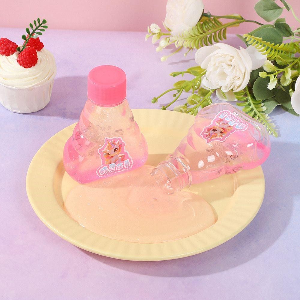 (CFC) UNICORN GLITTER CLEAR WATER Slime BOTTLE – Cute Satisfying Slime ...