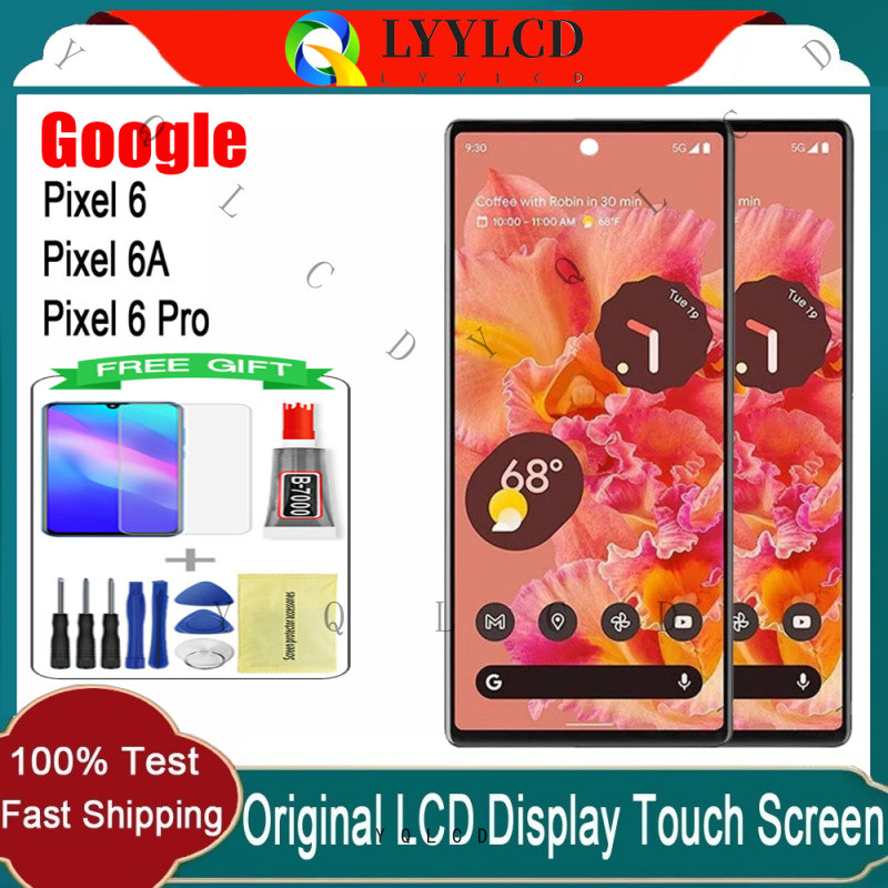 Original AMOLED Google Pixel 6 6a 6 Pro LCD Display Touch Screen With ...