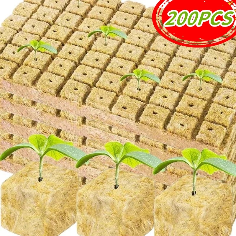 Stonewool Hydroponic Grow Media Cubes Plant Cube Soilless Substrate ...