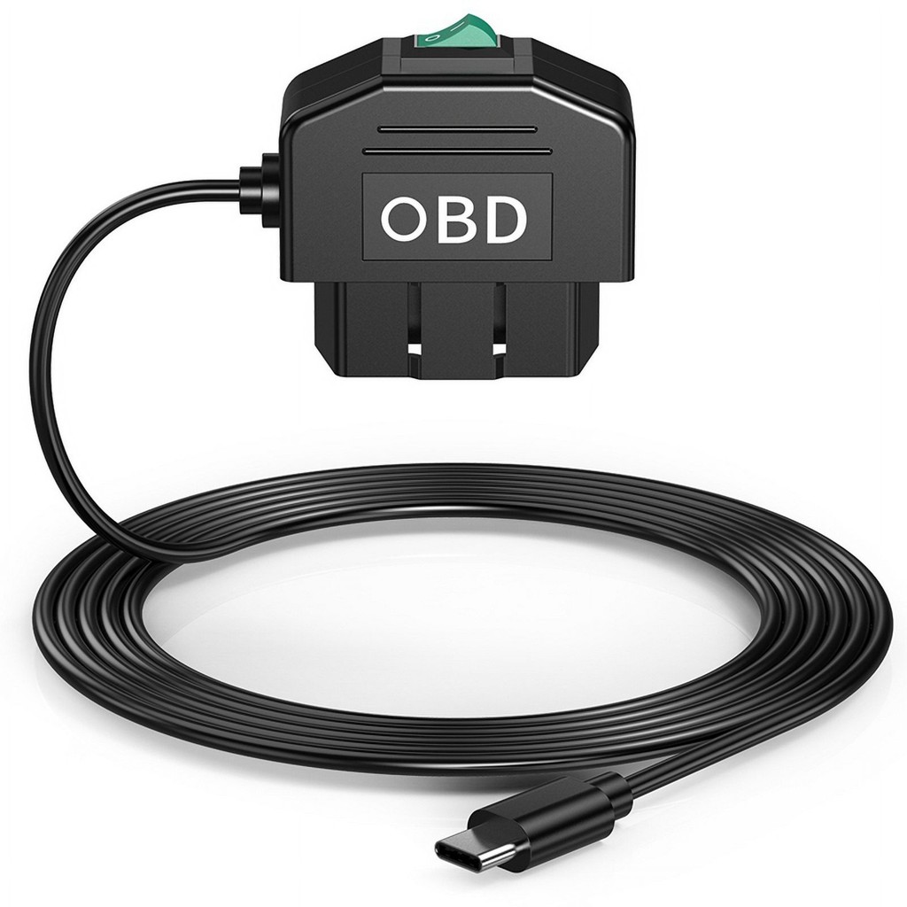 Dash Cam OBD Hardwire Kit, Camera USB Type C Kit with Power Cable for ...