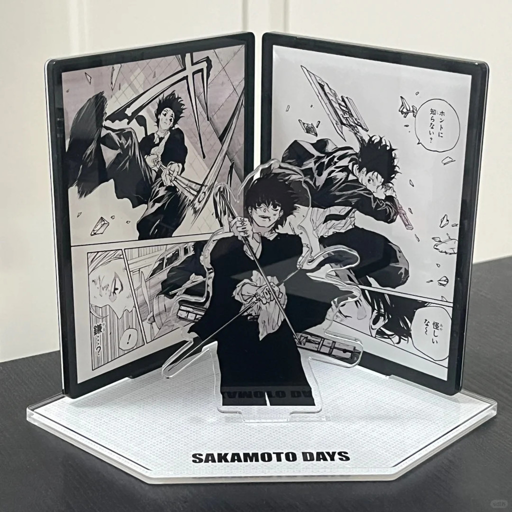SAKAMOTO DAYS Girls Toy Figures Acrylic Stand Anime Action Figure ...