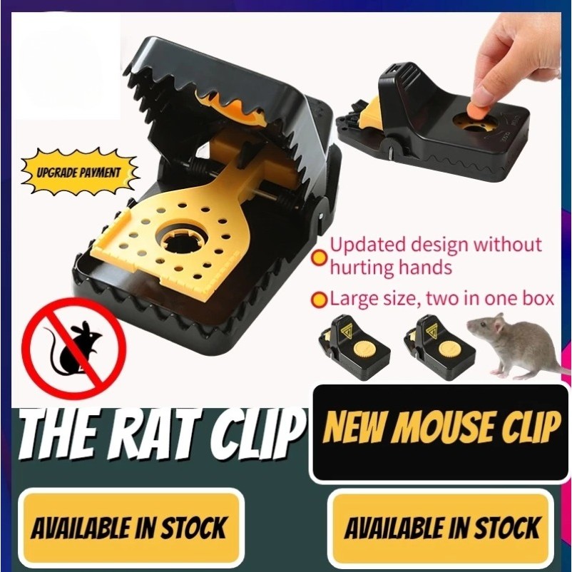 Upgraded Large Mouse Rat Traps Safety High Sensitive Snap Big Mouse ...