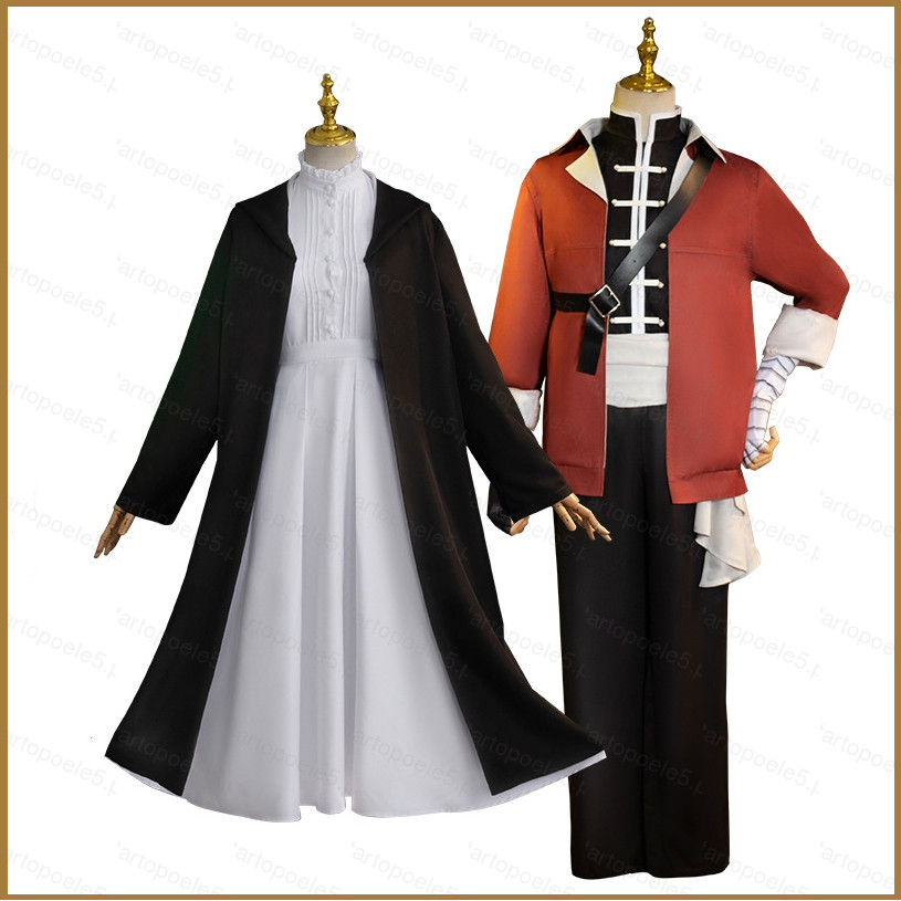 Sta5 Sousou no Frieren Anime Fern Stark Cosplay Costume Cloak Jacket ...