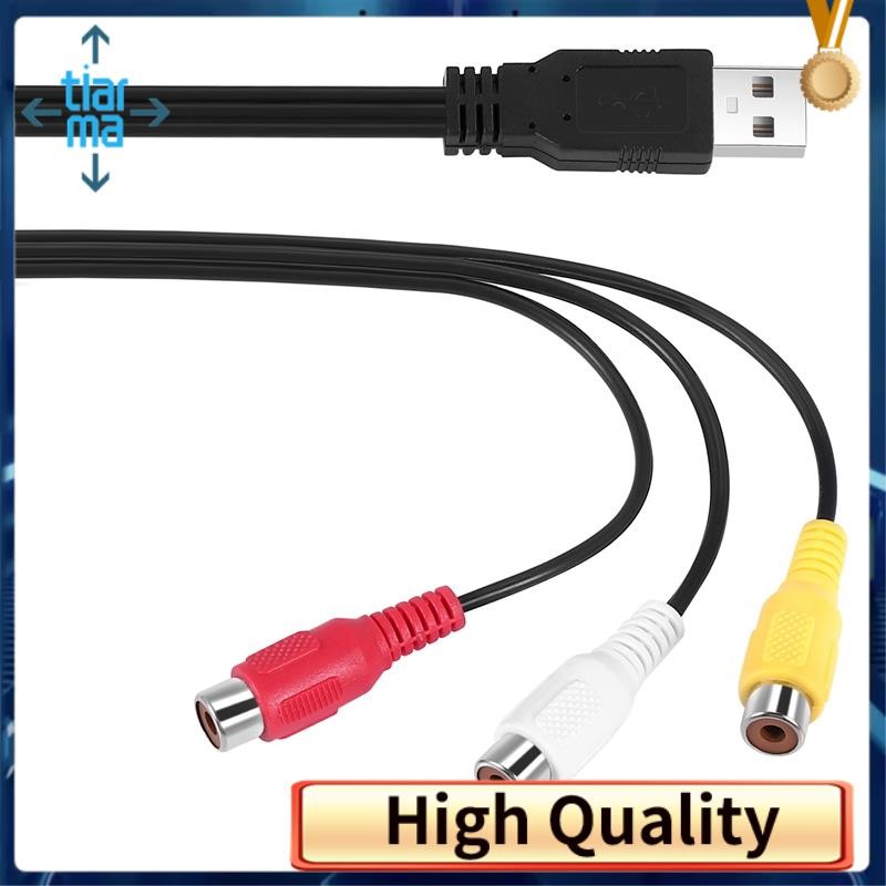 Great USB to 3RCA Cable USB Female to 3 Rgb Video AV Composite Adapter ...
