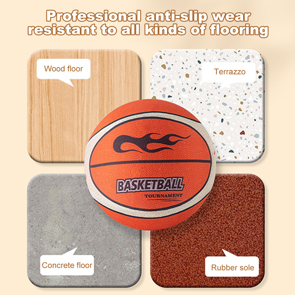 18/21/24cm Silent Basketball Air Bounce Basketball for Various Indoor Activities [avene.ph ...