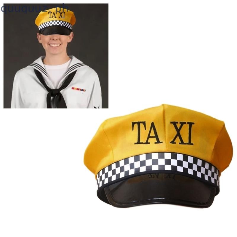 QUU Cosplay Taxi Driver Hat for Bachelorette Party Masquerade Costume ...