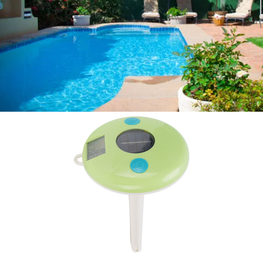 [WON] 2 In 1 Solar Pool Thermometer Floating Easy Read Digital Pool ...