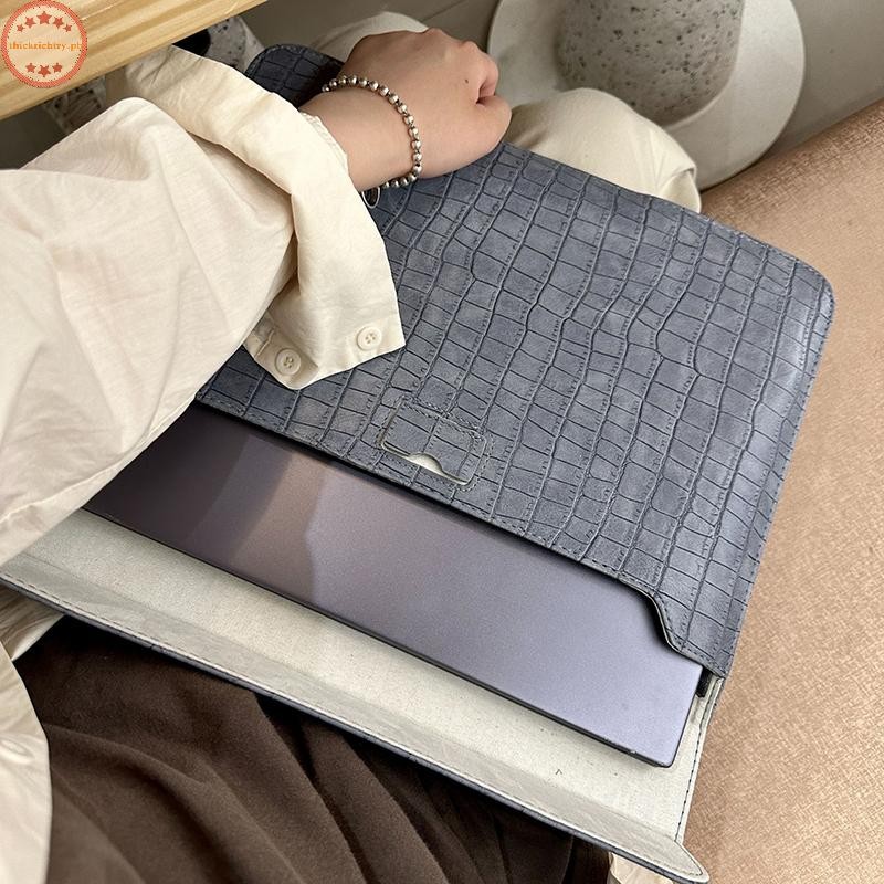 RICHTRY Leather Laptop Sleeve Bag For For Thinkpad Lenovo Dell HP For ...