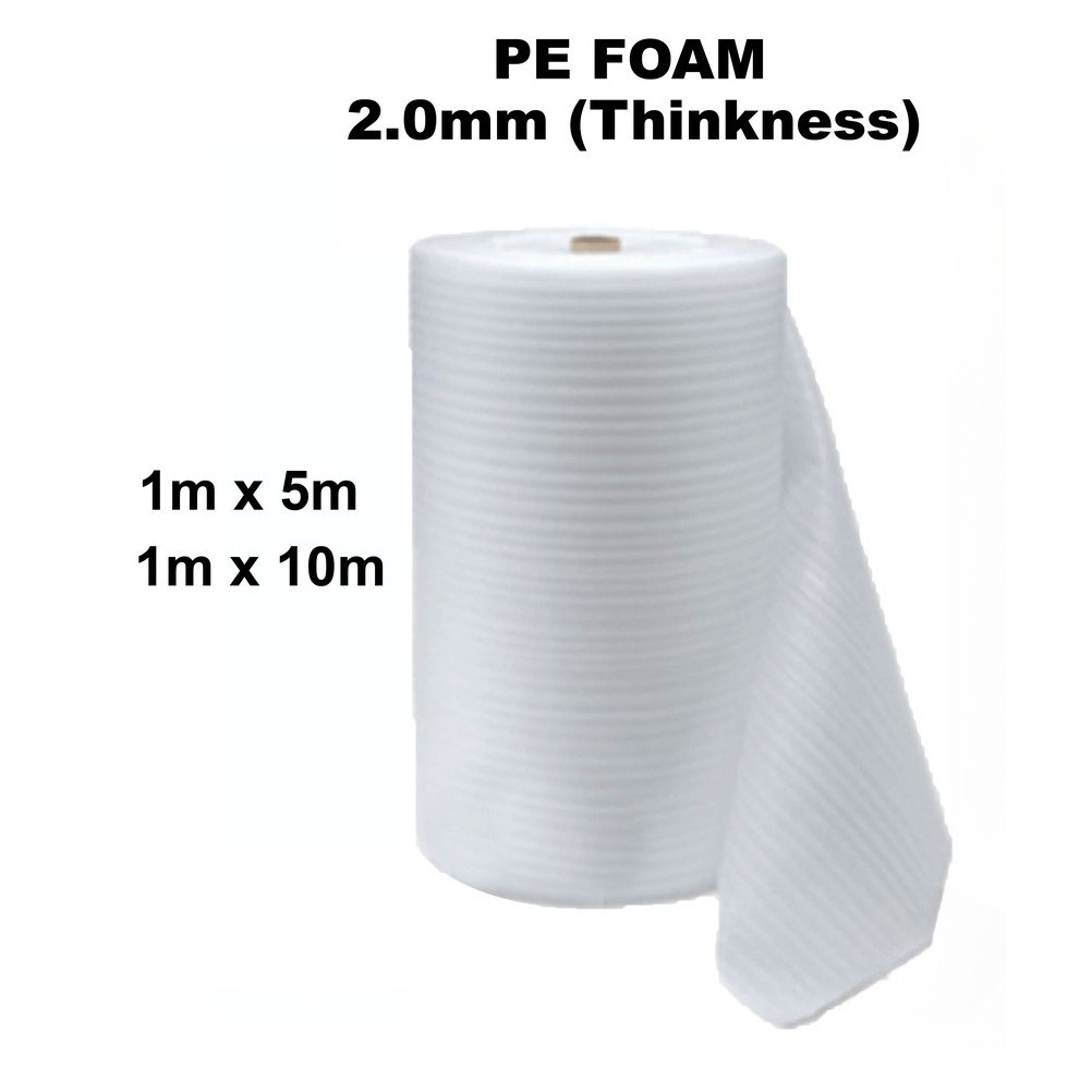 PE Foam 2.0mm x 1M x 5M/10M Roll PE FOAM POLYETHYLENE ROLL Engineering ...