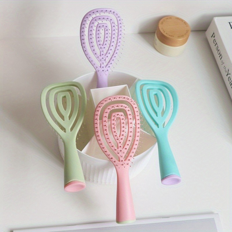 Fashion Comb Ladies Hair Comb Hollow Comb Shun Hair Comb Fluffy Massage ...