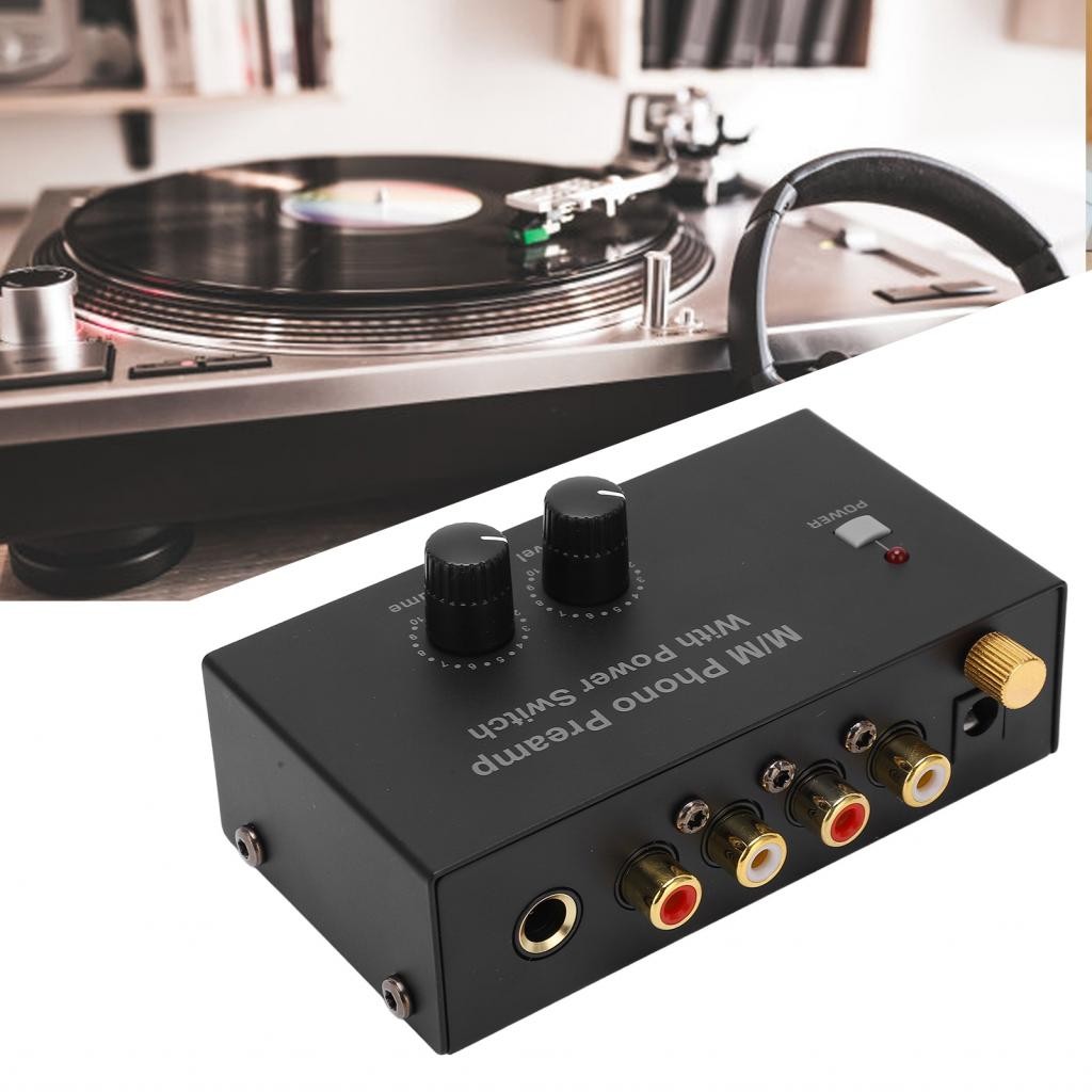 Phono Preamp PP500 Ultra Compact Turntable Volume Control Preamplifier ...