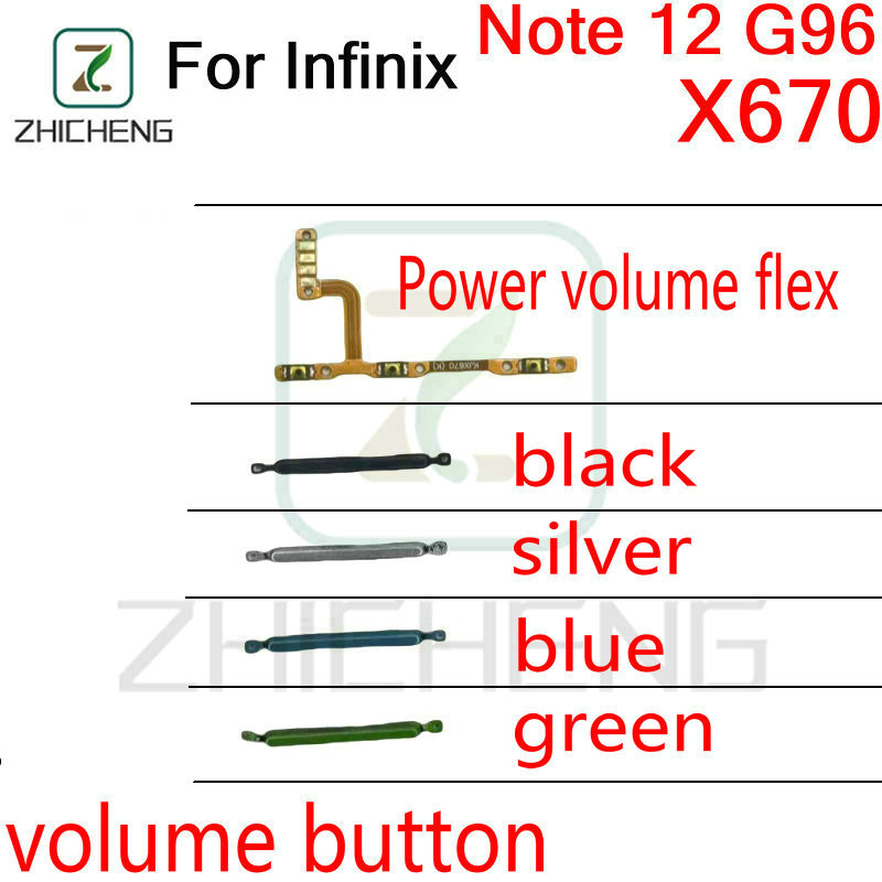 Power on off volume button and Lock screen button For Infinix Note 12 ...