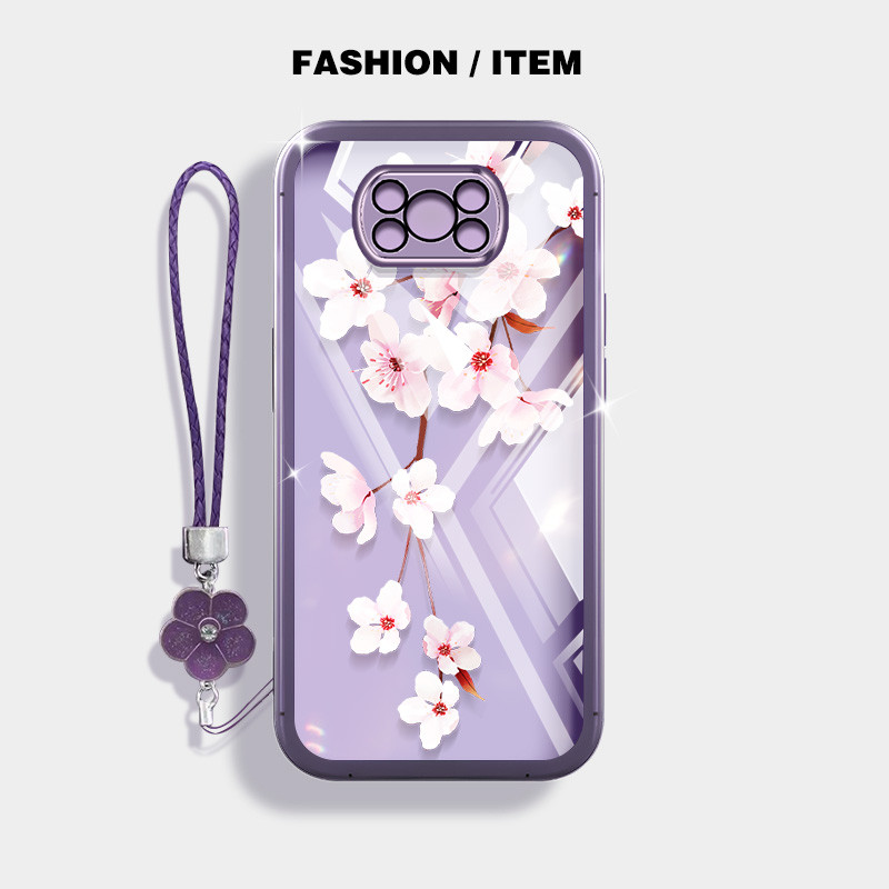 YBD New Chinese Style Peach Blossom Phone Case for Xiaomi POCO X3 Pro ...