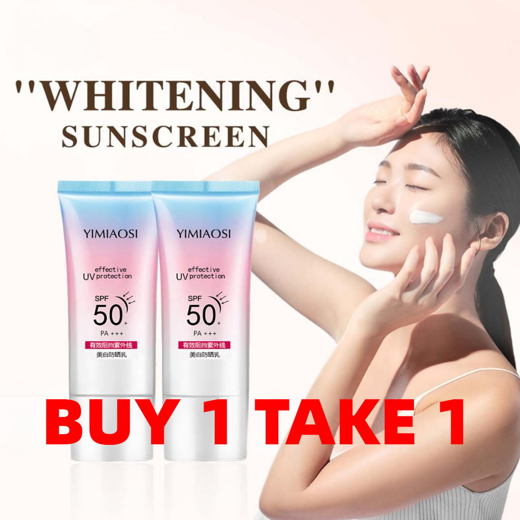 【BUY 1 TAKE 1】SPF50+ sunscreen for face sun screen whitening lotion UV ...