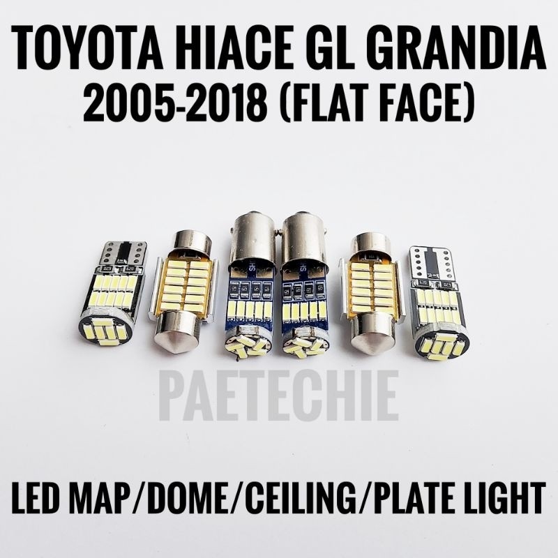 LED Map Dome Stepboard Plate Light Bulb for Toyota HiAce GL Grandia ...