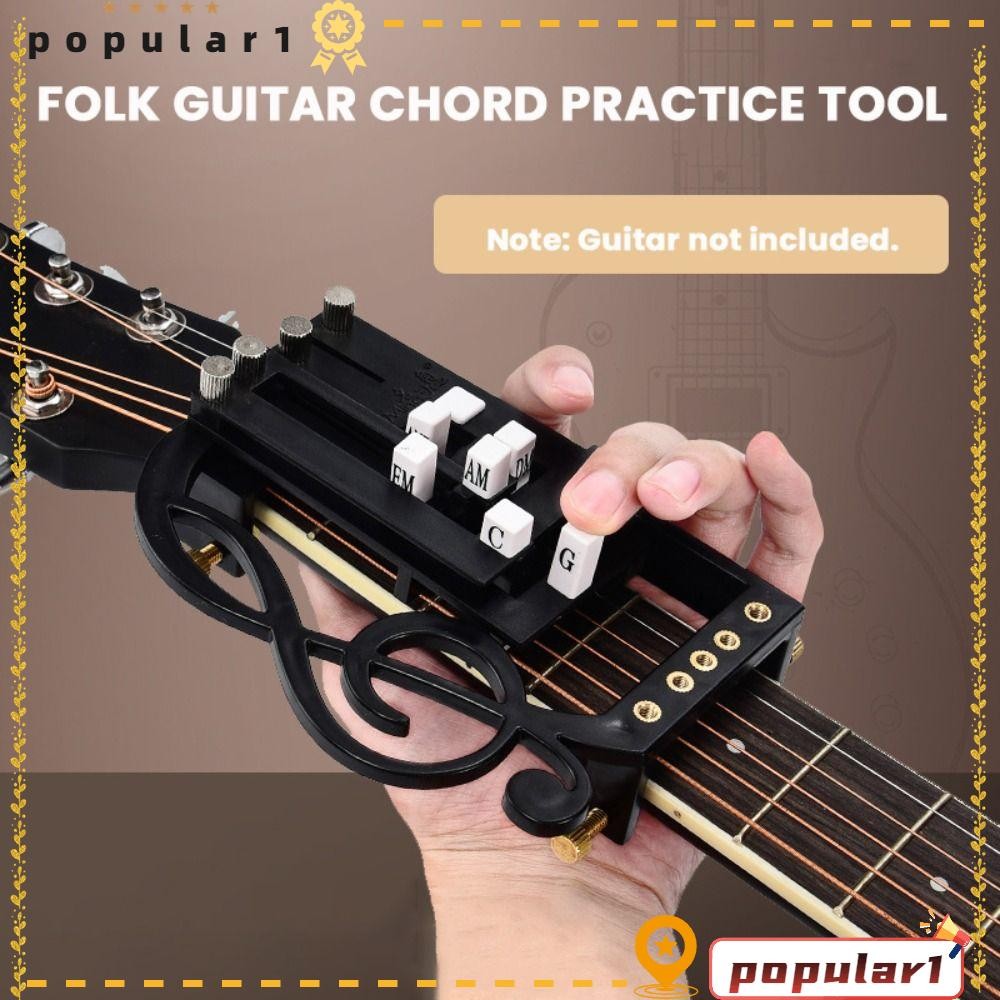 POPULAR One-button Chord Assistant, Plastic Upgraded Guitar Chorder ...