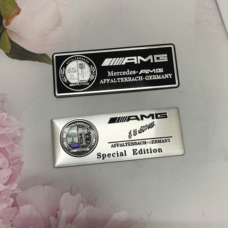 1.6 Low Price AMG Car Logo Aluminum Logo Apple Tree Modified Logo Car ...