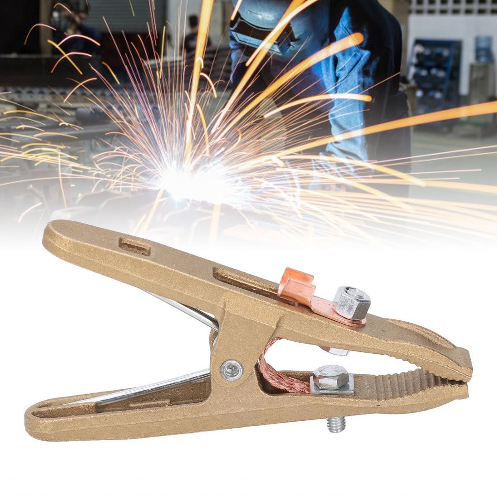 A Shape Ground Clamp 300A Grounding Strong Conductivity for MIG MMA TIG ...