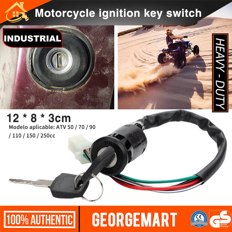 Motorcycle Ignition Switch Key Igntion Main Switch Motorcycle Parts 4 ...