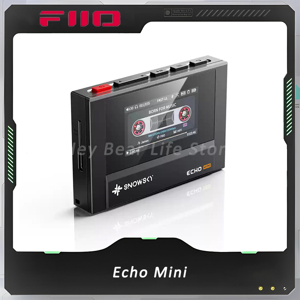 Fiio Snow Sky Echo Mini Wireless Bluetooth Mp3 Mini Walkman 8GB Customize Support Dsd Retro ...