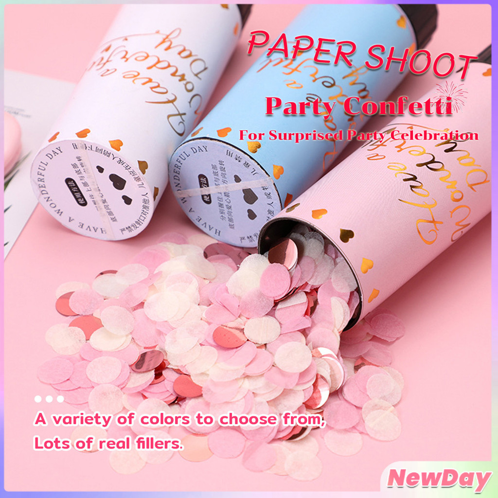 N.D Colored Twisting Wedding Party Poppers/Confetti Party Supplies Hand ...