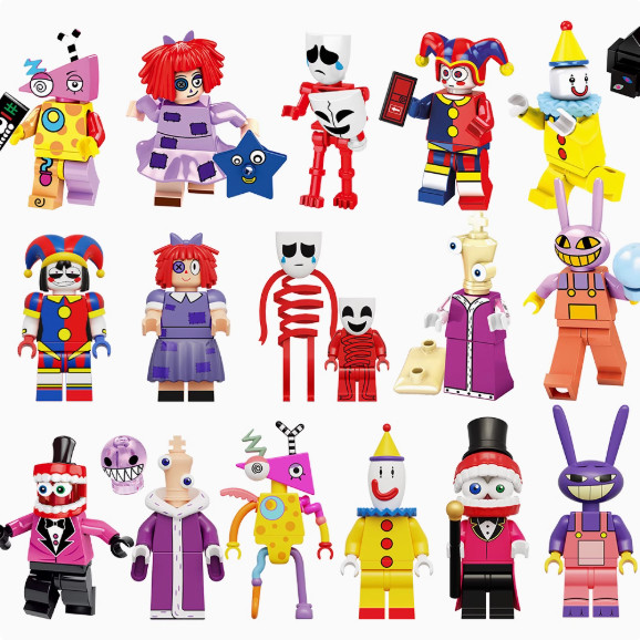 The Amazing Digital Circus Action Figure Zoobie Pomni Ragatha Kinger ...