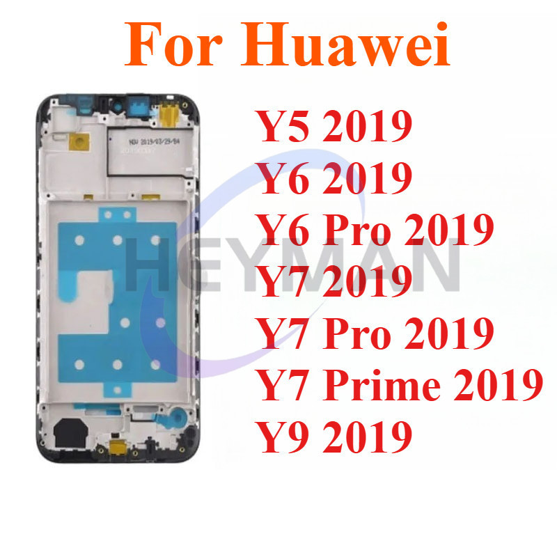 Frame LCD Front For Huawei Y5 Y6 Y7 Prime Pro 2018 2019 Frame Front ...