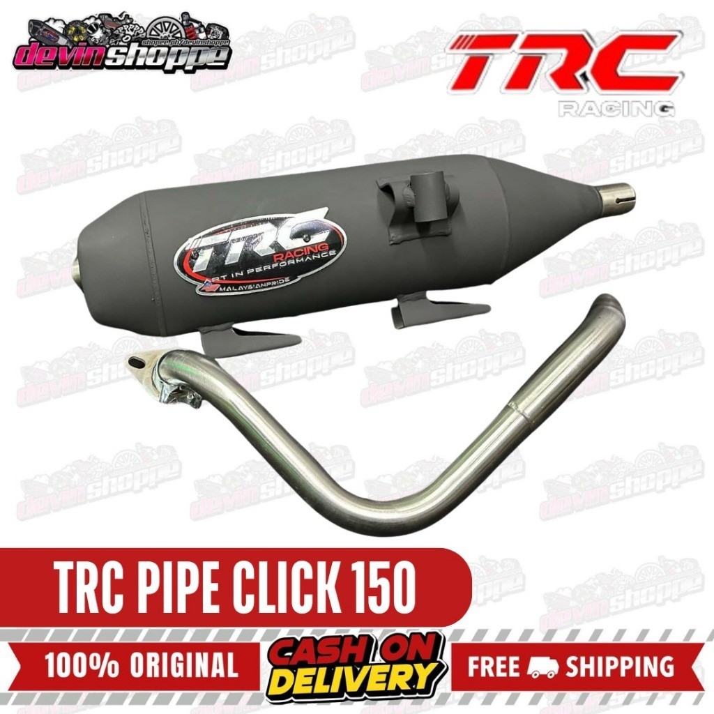 TRC RACING PIPE POWER PIPE MAYLASIA CONCEPT FOR Honda Click 125 / Click ...