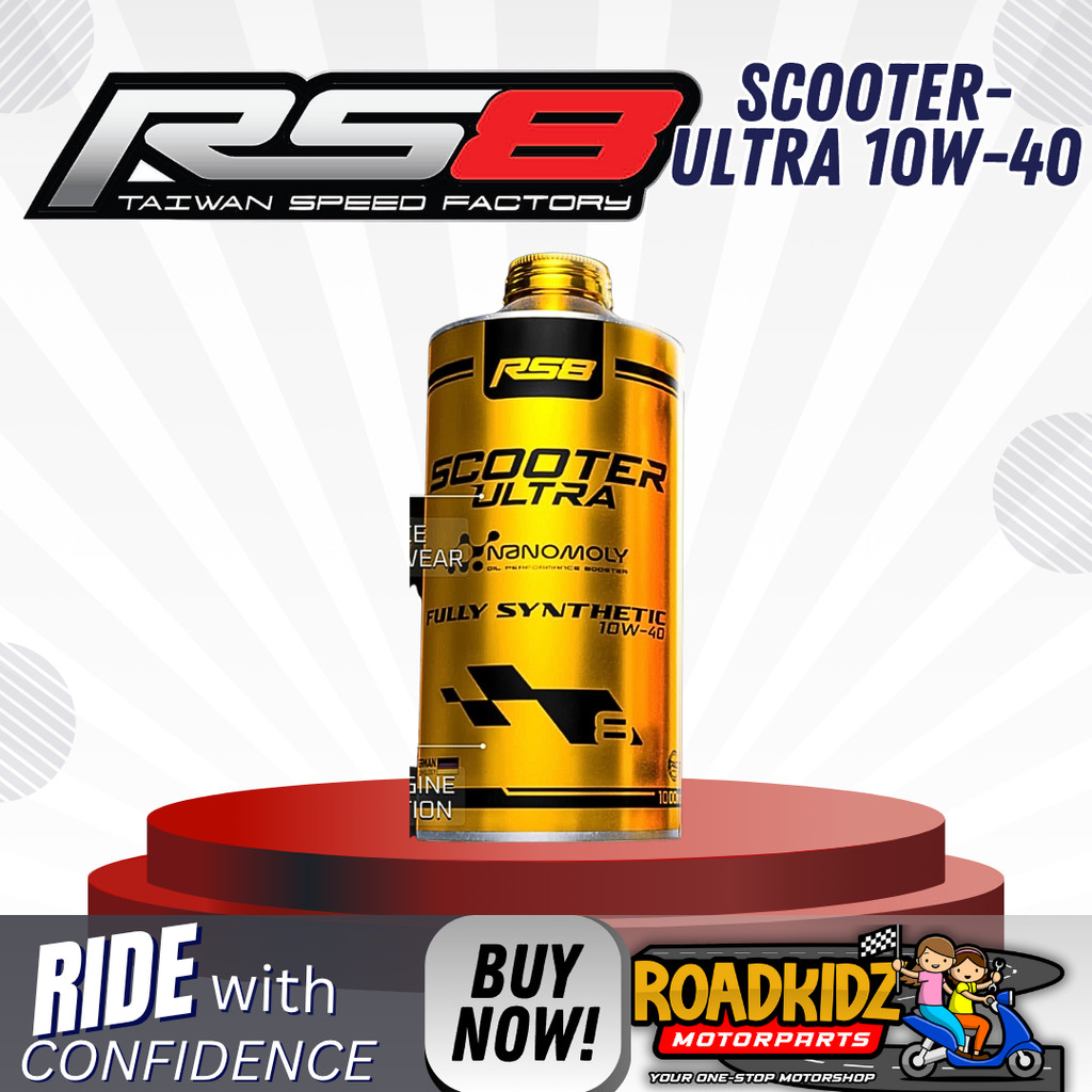 RS8 SCOOTER ULTRA OIL FULLY SYNTHETIC 10W-40 SCOOTER | Shopee Philippines